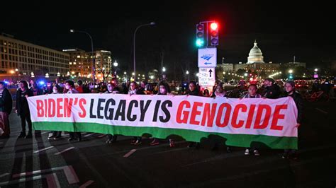 Manifestantes Bloquearon Paso De Biden Al Capitolio Protestas En El