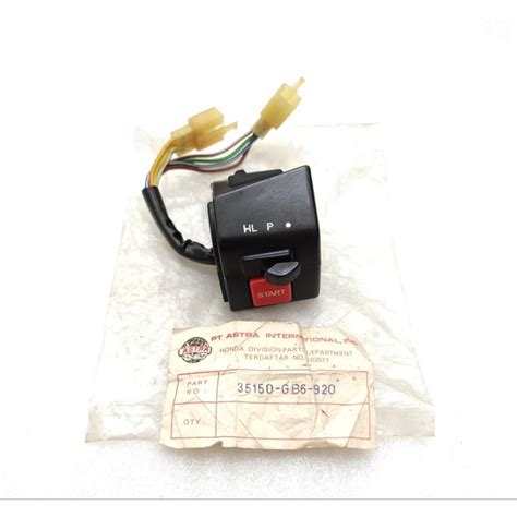 Jual Sakelar Saklar Holder Kanan Honda Astrea 800 Asdap Original Japan