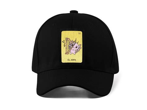 Gorra Unisex Curva Axoloteria El Arpa Ajolote Ajolotito Mx