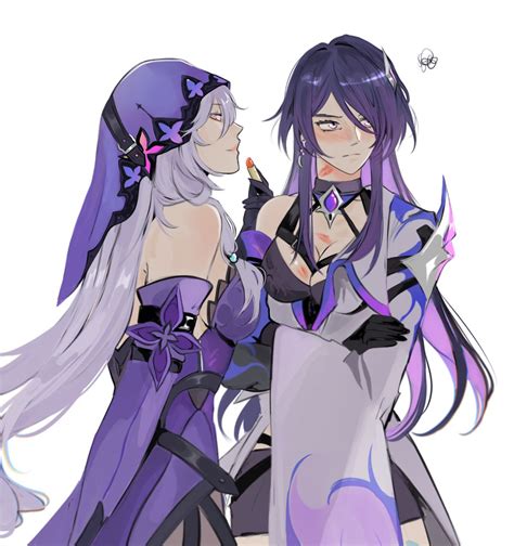 Acheron And Black Swan Honkai And 1 More Drawn By Frendraw Danbooru