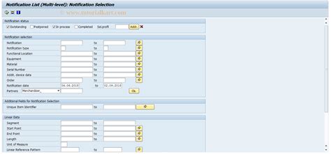 Iw30 Sap Tcode Notification List Multi Level