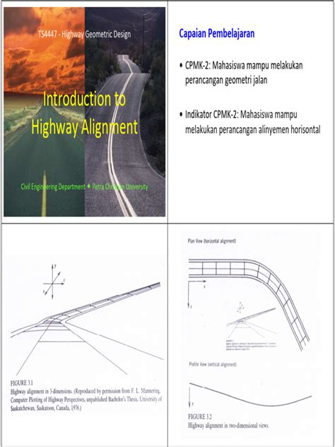 Introduction To Highway Alignment Pdf