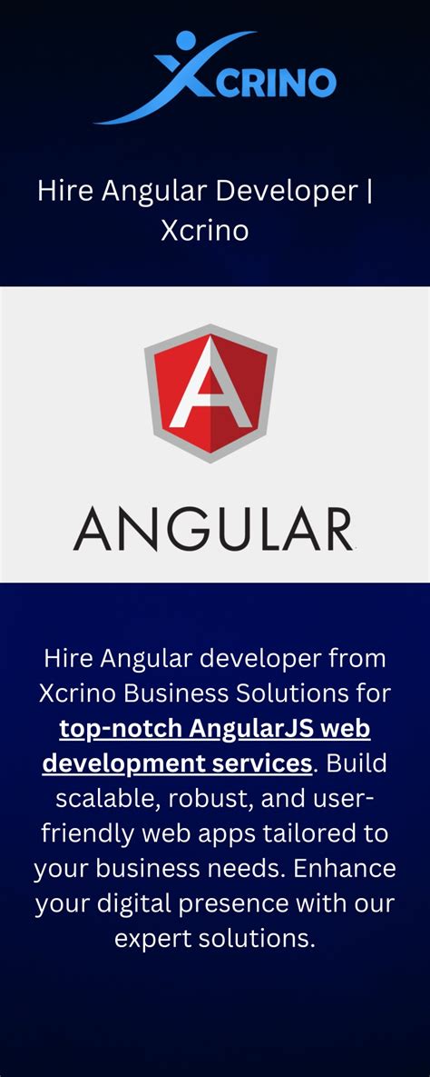 Ppt Hire Angular Developer Xcrino Powerpoint Presentation Free