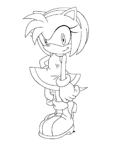 Как нарисовать соника и эми роуз 86 фото