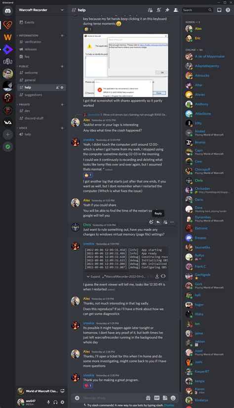 Possible Memory Leak Issue 85 Aza547 Wow Recorder GitHub