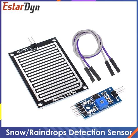 Módulo Sensor De Chuva E Água Para Arduino Detecção De Chuva E Água