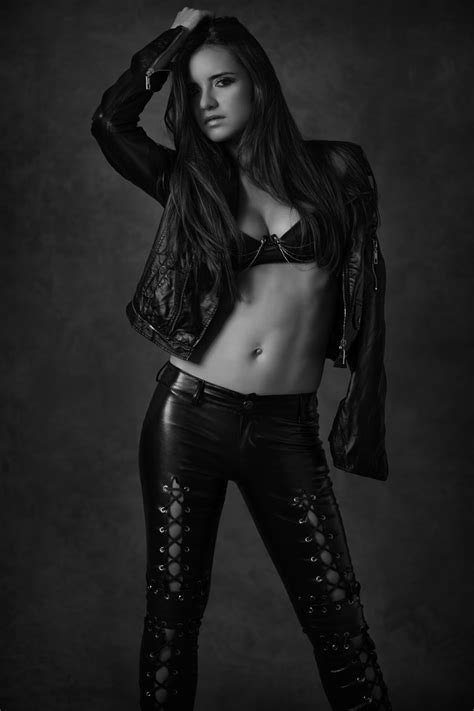 Girl In Leather By John Dunnigan 500px