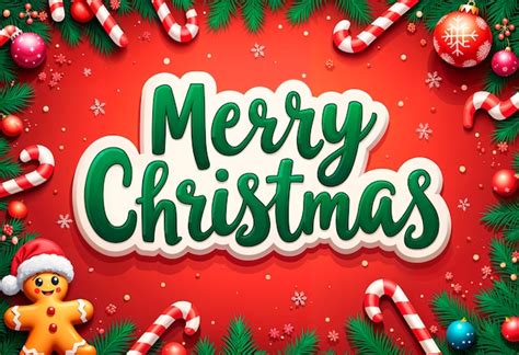 크리스마스 포스트카드 일러스트레이션 Ai 생성 이미지