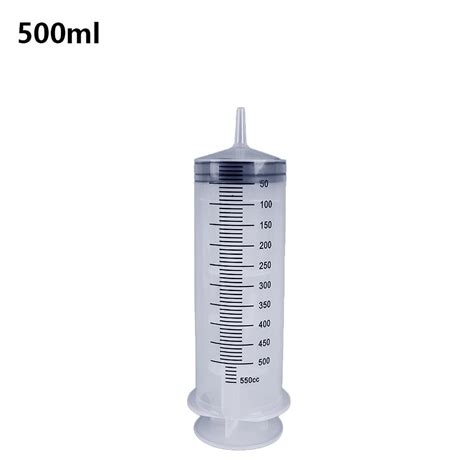 500 Ml Reusable Plastic Syringe Measuring Syringe Tools For Hydroponics
