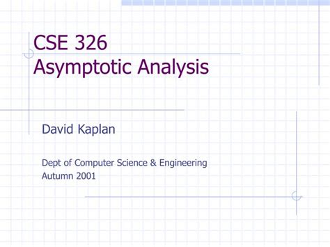 Ppt Cse 326 Asymptotic Analysis Powerpoint Presentation Free
