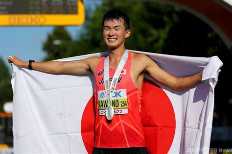 川野が男子35キロ競歩で銀メダル獲得、世界陸上 写真10枚 国際ニュース：afpbb News