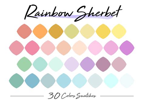 The Color Palette Procreate Swatches Color Handpicked Colors To Help You With Your Designs Etsy