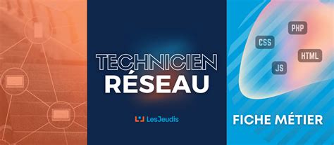 Technicien Réseau Fiche métier Blog Les Jeudis