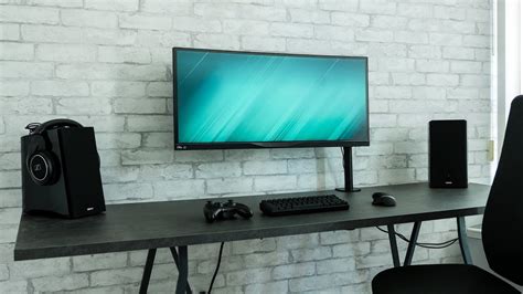 Dream Desk Setup Modern Industrial Concrete Design YouTube
