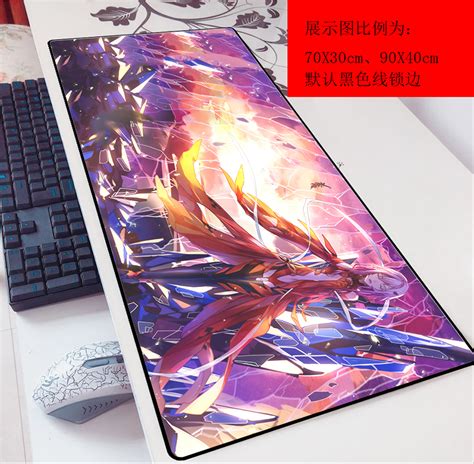 罪恶王冠动漫游戏鼠标垫900x400樱满集楪祈二次元超大键盘垫桌垫 虎窝淘