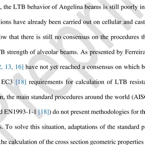 Lateral Torsional Buckling In I Beam With Sinusoidal Web Opening