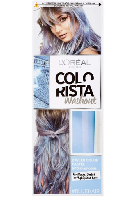 Vymývající se barva Loréal Colorista Washout Blue Hair modrá L