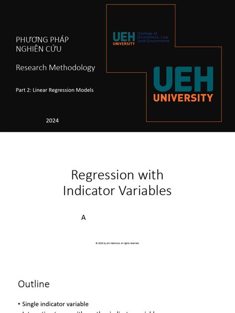 Part 2 Regression With Indicator Variables Pdf Dummy Variable Statistics Linear Regression
