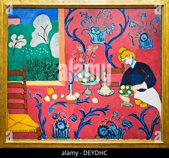 Red Room Harmony In Red By Henri Matisse 1908 State Hermitage Stock