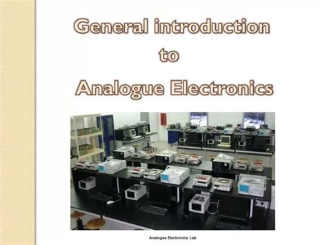 PPT Analogue Electronics PowerPoint Presentation Free Download ID 1586294