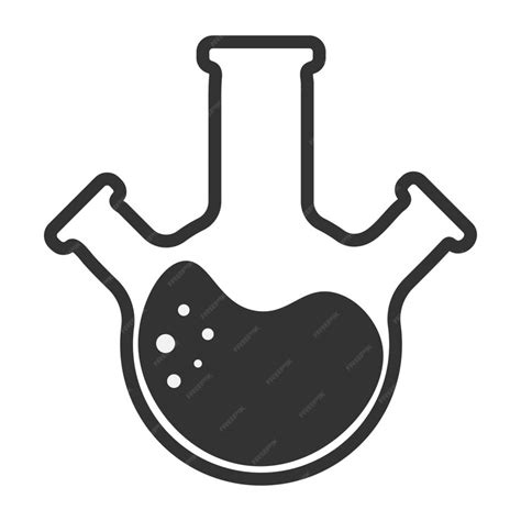 Premium Vector Lab Flask Icon Vector Illustration
