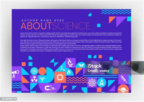 과학 페이지 모양 디자인 실험실에 대한 스톡 벡터 아트 및 기타 이미지 실험실 책자 과학 Istock