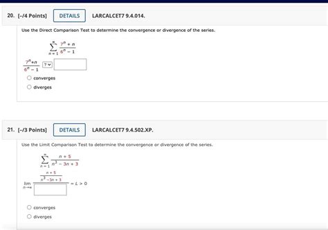 Solved Points DETAILS LARCALCET Use The Chegg Com