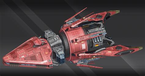 Spaceship Gsn Einstein Class Science Cruiser 3d Space Unity Asset Store