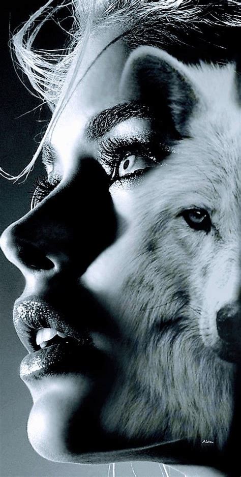 Beautiful Wolves Beautiful Fantasy Art Black And White Photography Portraits Portrait