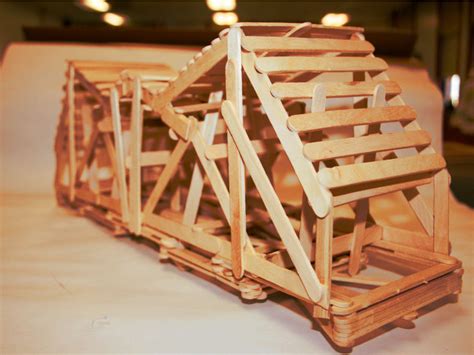 Popsicle Stick Bridge