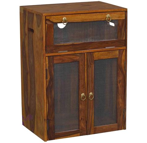 Raj Handicraft Solid Wood Inverter Battery Box Single Battery Box