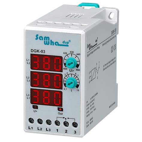 DGK 03 Buy Digital Three Phase Voltage Control Relay High Voltage