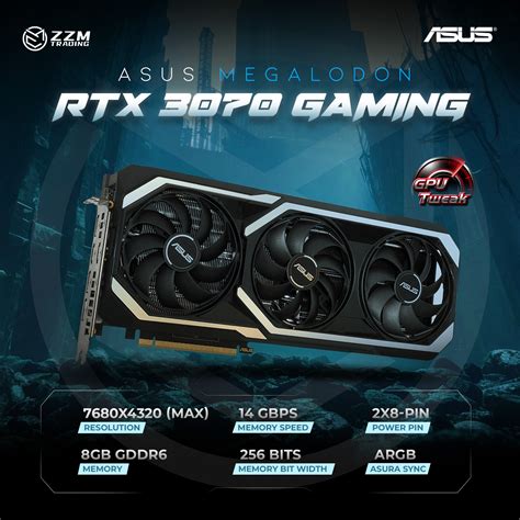Asus Megalodon Rtx Gaming Graphics Card Gb Gddr Oc Mode Mhz Gaming Mode Mhz
