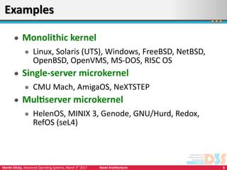 Unikernels Multikernels Virtual Machine Based Kernels Ppt