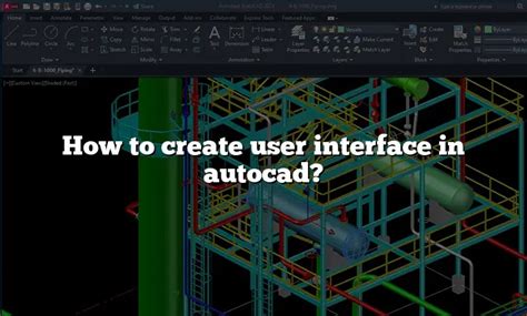 How To Create User Interface In Autocad Caddikt