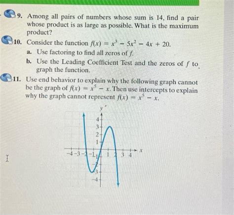 Solved I Among All Pairs Of Numbers Whose Sum Is Find Chegg