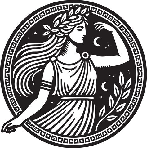 Captivating Drawing Of Greek Goddess Persephone Illustrating Her Story