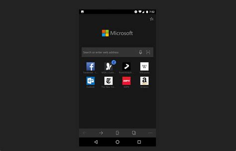 如何在 Android 版 Microsoft Edge 上启用深色主题