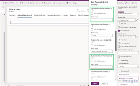 Simplify Form Design Using Associated Grid Control Power Community
