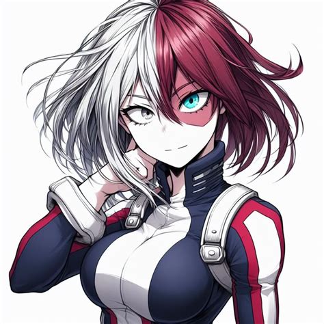 Female Todoroki Shouto My Hero Academia Manga Anime Kiss Scenes Hero