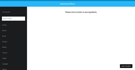 Api Meals Codesandbox