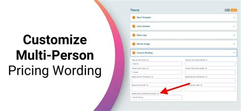 Customize Multi Person Pricing Wording Runsignup