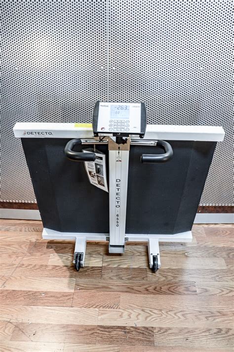 Detecto 6550 Scale Portable Wheelchair Foldable Mv1 A Free Shipping
