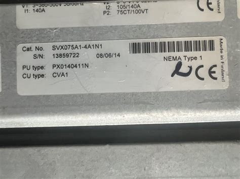 🔥eaton Svx075a1 4a1n1 Svx9000 Series Independent Drive Used Free Ship