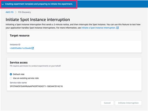 Aws Fis のスポットインスタンスの中断が Ec2 コンソールから簡単に実行出来るようになりました Developersio