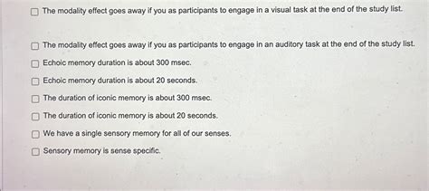 the modality effect goes away if you as participants