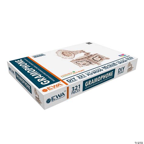 EWA Eco-Wood-Art Gramophone Construction Kit | Oriental Trading