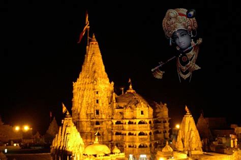 Dwarkadhish Temple Gujarat Temple Photography Wallpaper Dekstop