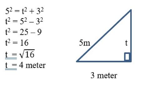 15 Latihan Soal Matematika Teorema Pythagoras Smp Mts Kelas 8 Semester