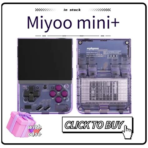 Miyoo Mini Plus Consola De Juegos Port Til Retro V3 De 3 5 Pulgadas